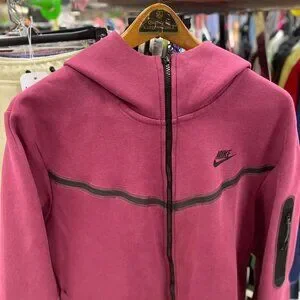 Nike | Jackets & Coats | Nike Tech Fleece Full Zip Hoodie Burgundy ...